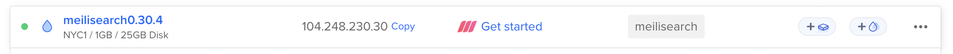 Deploy A Meilisearch Instance On Digitalocean — Meilisearch Documentation